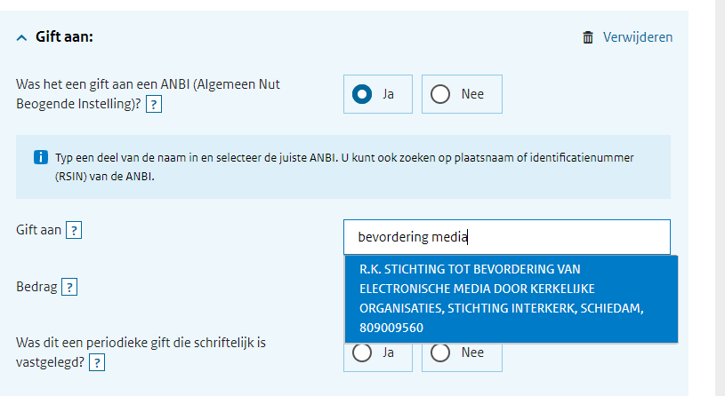 Doneren - RK Documenten